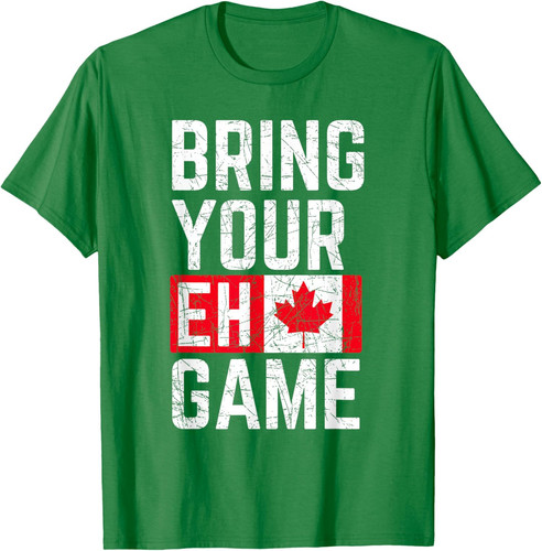 Bring Your Eh Game Canadian Flag Canada Pride Support Unisex T-Shirt | eBay