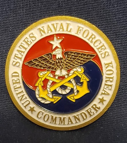 Vintage United States Naval Forces Korea Commander USN Navy Challenge ...