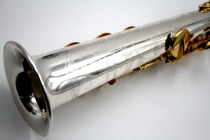 Soprano Saxophone SW-03 SW-01 Nickel silver Straight B flat Sax with ...