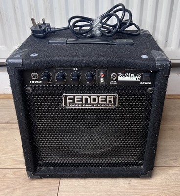 Fender Rumble 15W Bass Guitar Amp Amplifier with Power Lead | eBay UK