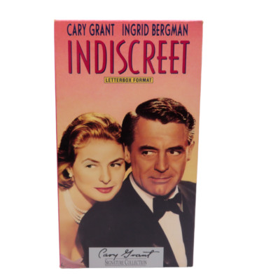 Indiscreet (VHS, 1992, Cary Grant Collection) Cary Grant Ingrid Bergman ...