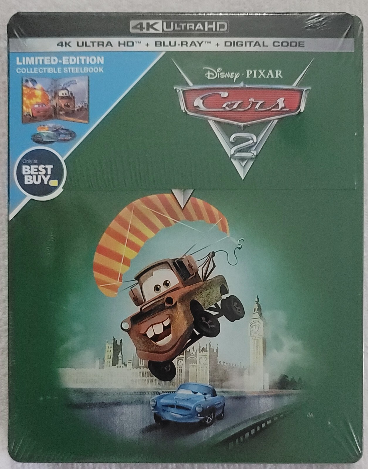 Cars 2 - 4K UHD/Blu-Ray/Digital Code - Limited Edition Steelbook | eBay