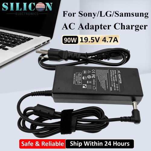 AC Adapter For LG 22MN430M-B 24ML44B-B 27MQ44B-B Monitor Charger Power ...
