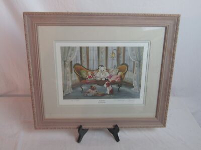 MARTY BELL "STORYTIME" 1994 FRAMED LITHOGRAPH SIGNED NUMBERED COA ...