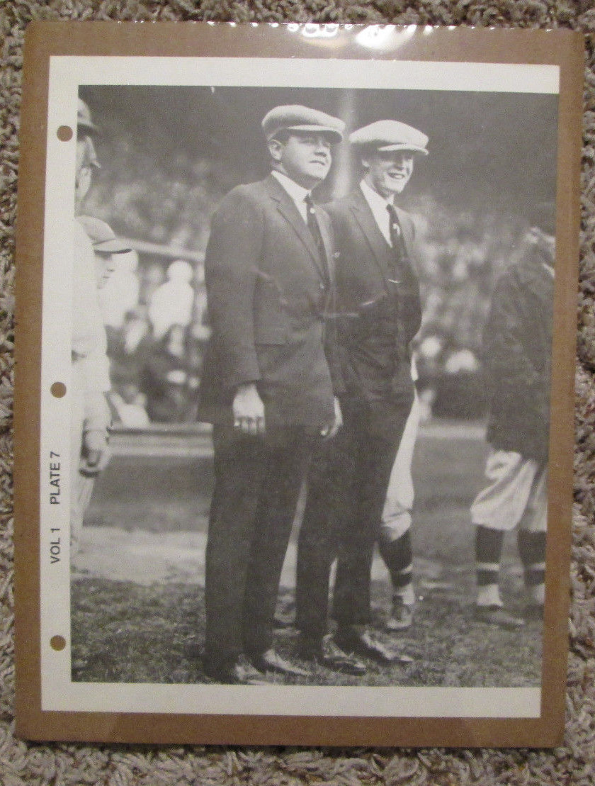 VINTAGE BASEBALL PHOTO BABE RUTH & BOB MEUSEL IN EXILE Vol. 1 PLATE 7 ...