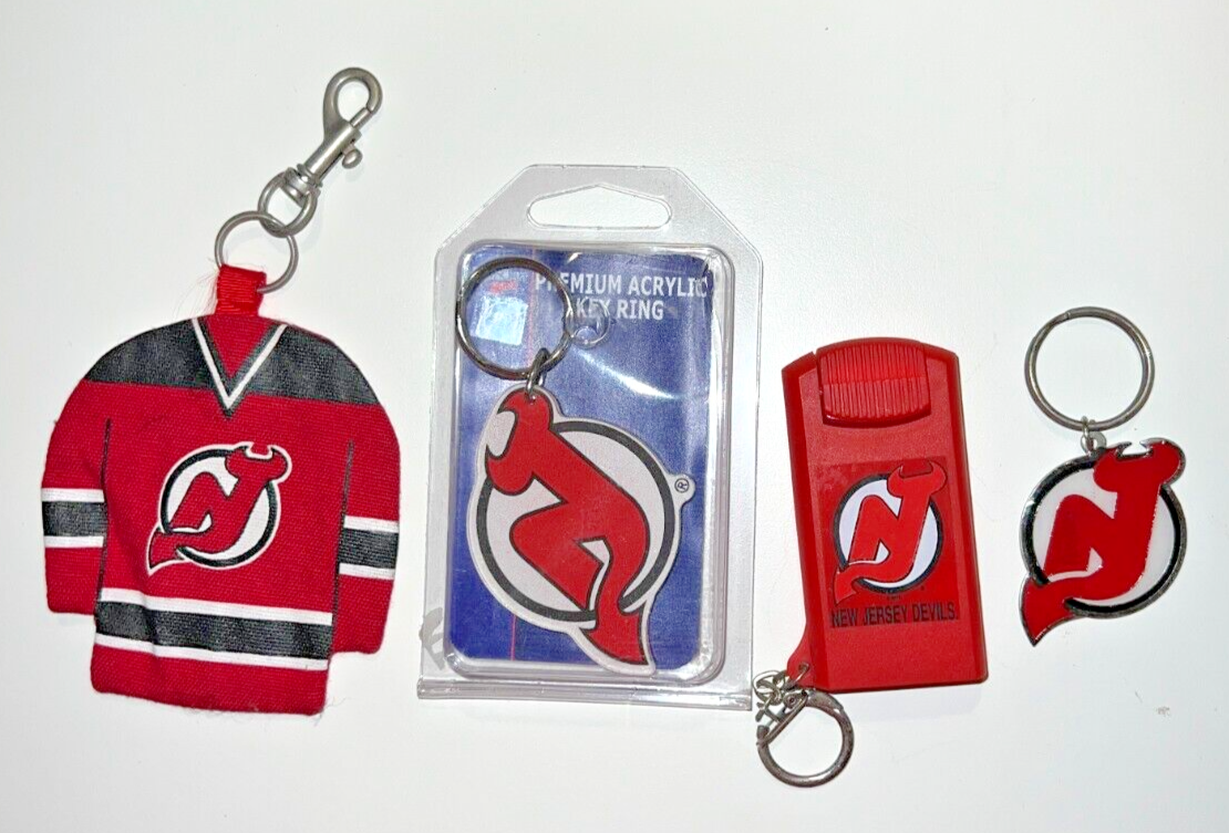 NJ Devils Keychain Lot (4) Vintage | eBay