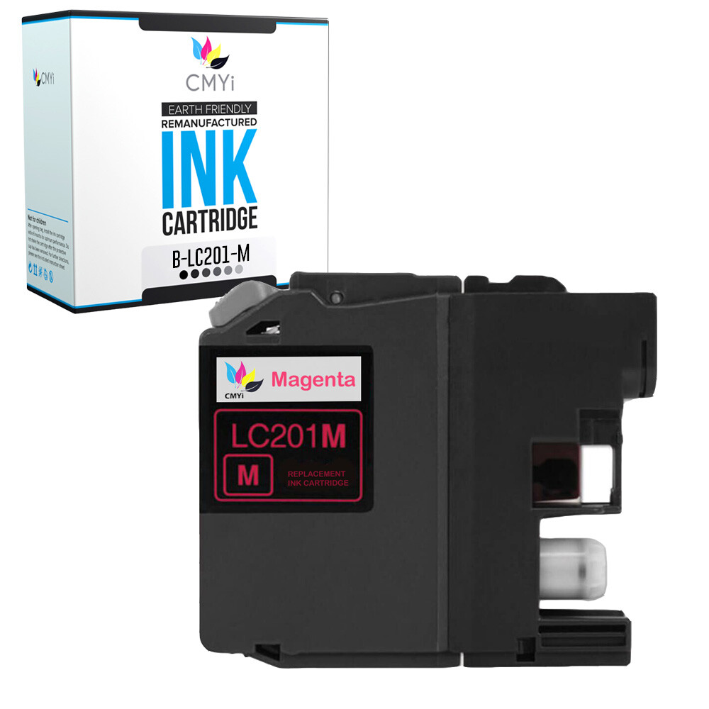 LC201 Magenta Ink for Brother MFC-J460DW J480DW J485DW J680DW J880DW ...