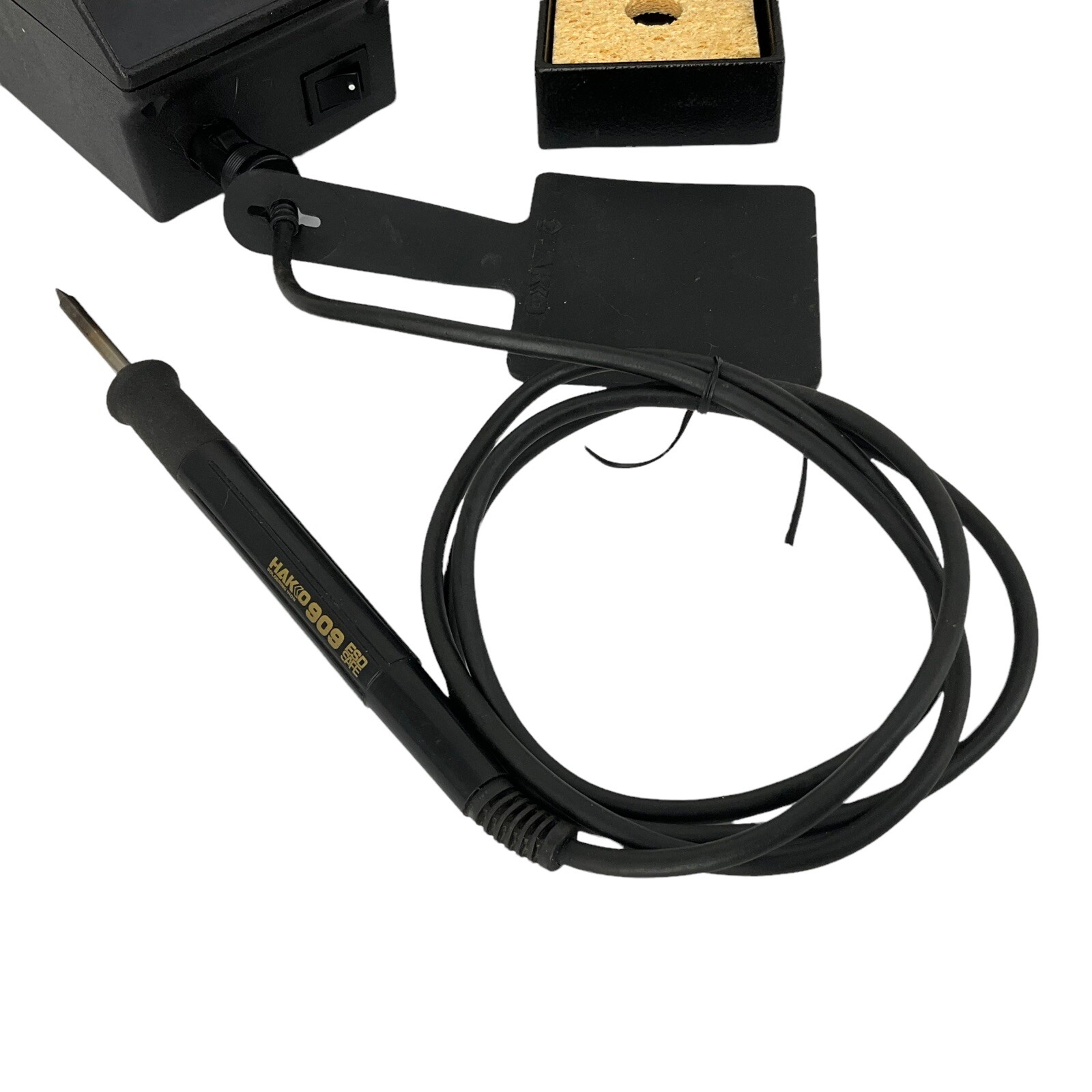 HAKKO ESD Safe 940 Digital Soldering Station 909 Hand Piece, Key, 6 ...