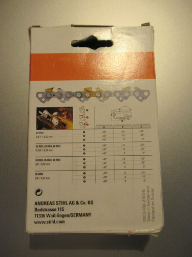 Stihl 3944-005-0072 Rescue Chain 36 RDR 72 | eBay