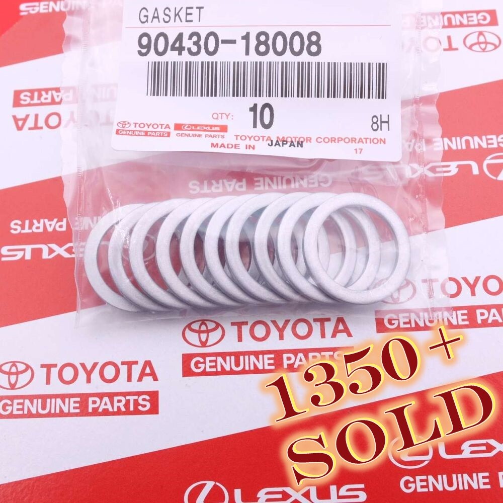 GENUINE Toyota Lexus Transmission Case Plug Gasket 90430-18008 SET of ...