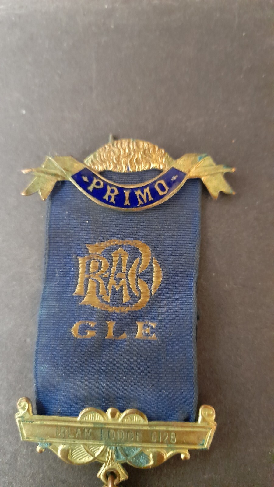 RAOB GLE Primo Masonic Medal, JohnHolt , Irlam Lodge No. 6128, 1950 ...