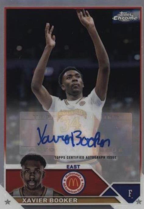 2023 Topps Chrome McDonald's All American - Chrome Autographs Xavier ...