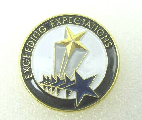 Exceeding Expectation Stars Lapel Pin (A687) | eBay