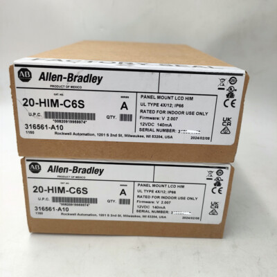 New Allen Bradley 20-HIM-C6S SER. A Powerflex Panel Mount LCD HIM ...