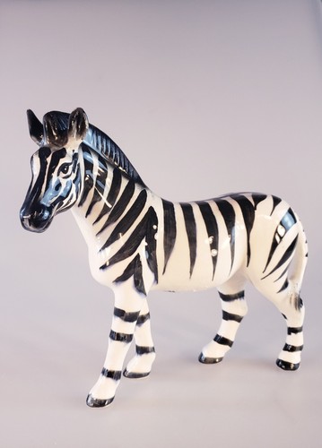 Vintage ENESCO Bone China Zebra Figurine Taiwan Collectible | eBay