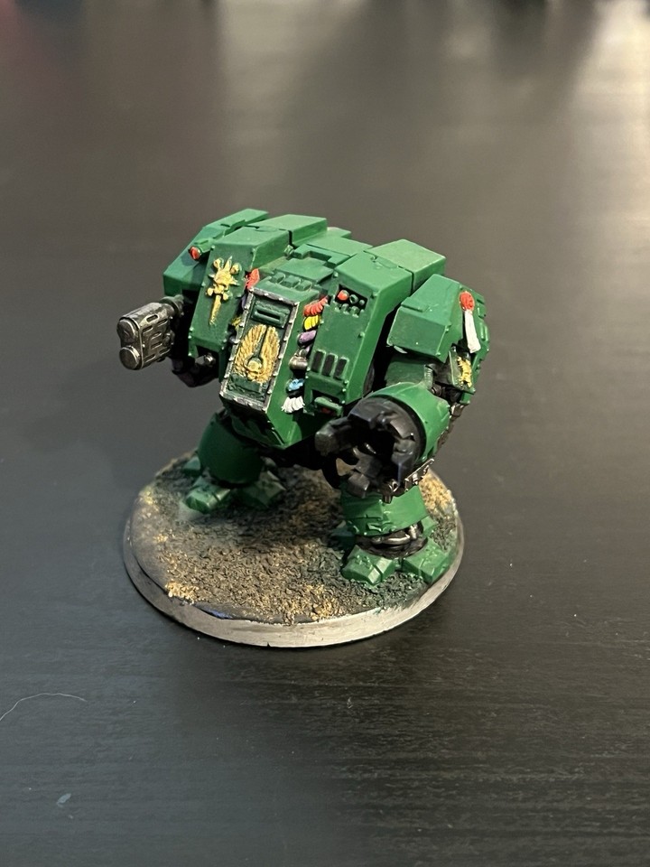 Warhammer 40K Salamanders Painted Venerable Dreadnought - GW | eBay