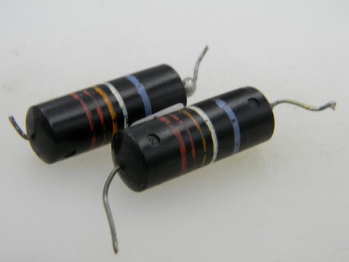 Pair Sprague PIO Bumblebee Capacitors .022uF 600V 10% Tested Serious ...