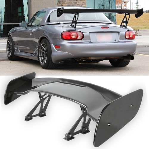 46” Glossy Rear Trunk Spoiler Wing Lip Adjustable GT-Style For Mazda ...