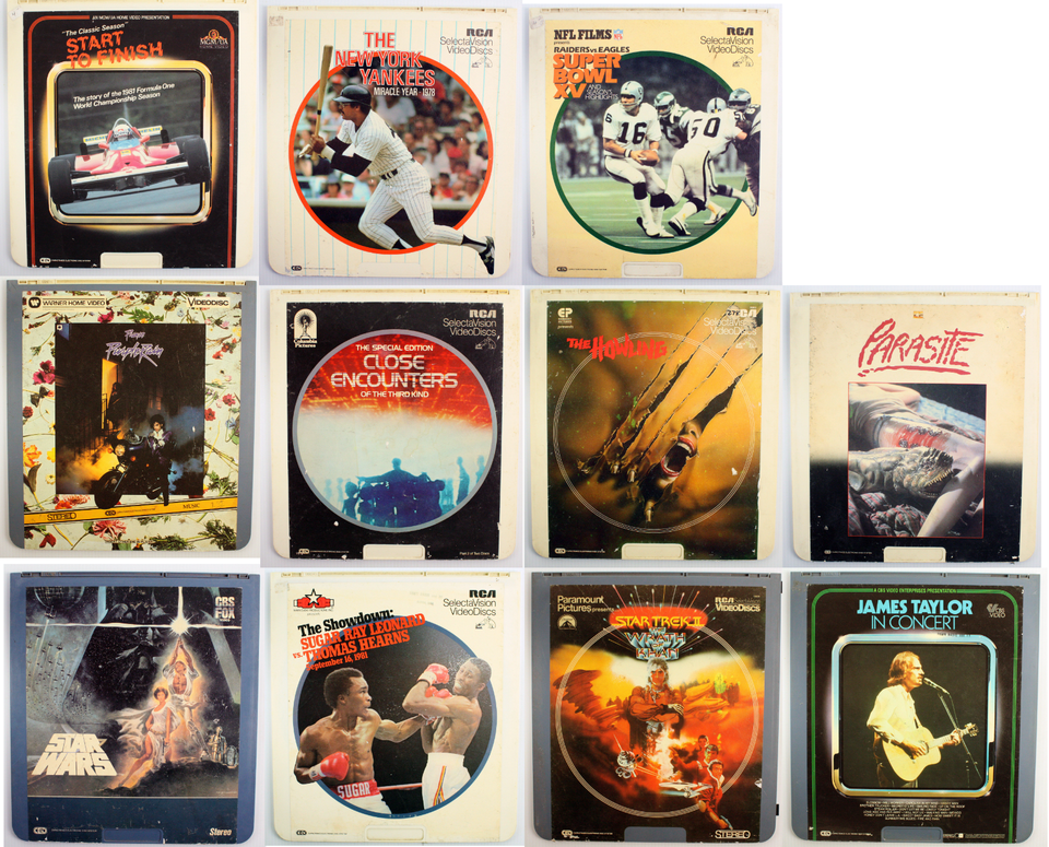 RCA Selectavision Videodisc CED Player Model SGT-075 - WORKS + 11 discs ...