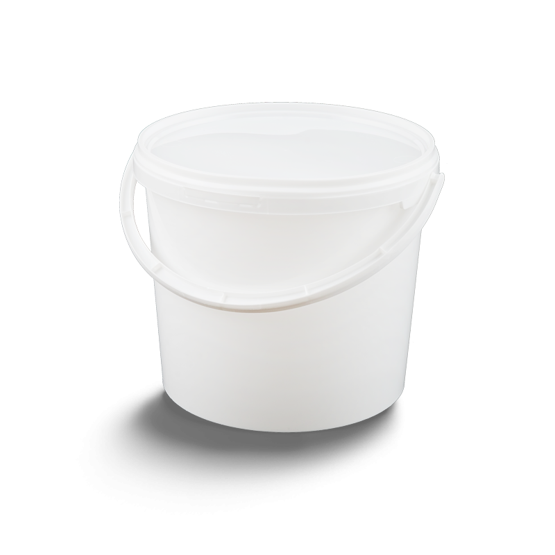 3L Bucket Storage Container Pail Tubs + Lid Plastic Handle Pet Feed ...