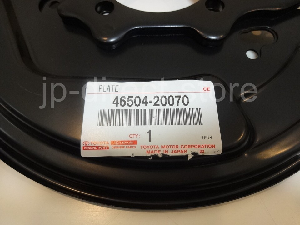 Genuine Toyota Parking Brake Plate Assy R&L Set 46503-20070 / 46504 ...