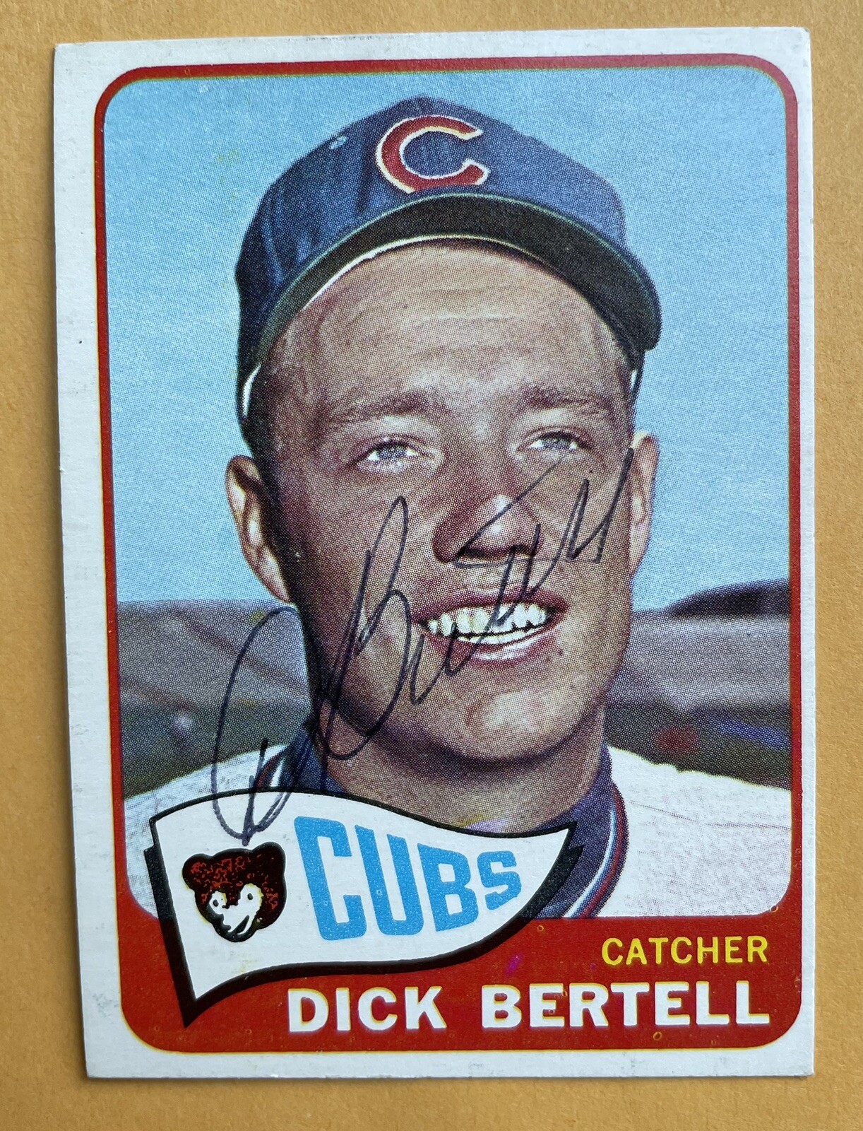 Dick Bertell D 1999) 1965 Topps # 27 Autographed EX Chicago Cubs | eBay