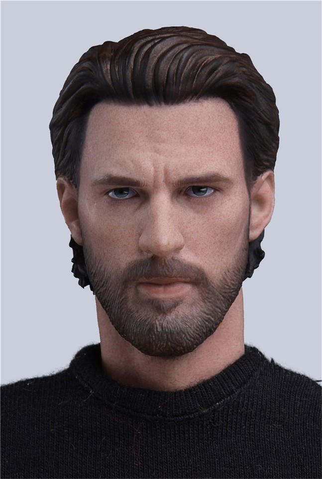 JXTOYS-026 Captain America Steven Head Sculpt Fit for 1/6 Hot Toys ...