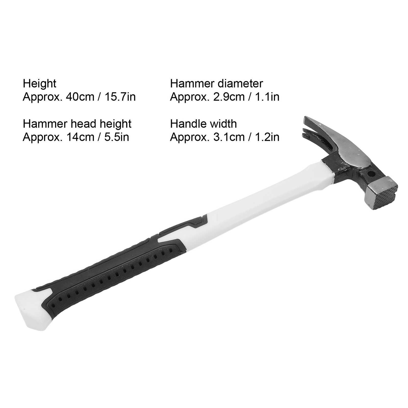 Claw Hammer High Carbon Steel Hammer With Long Handle For Woodworking ...