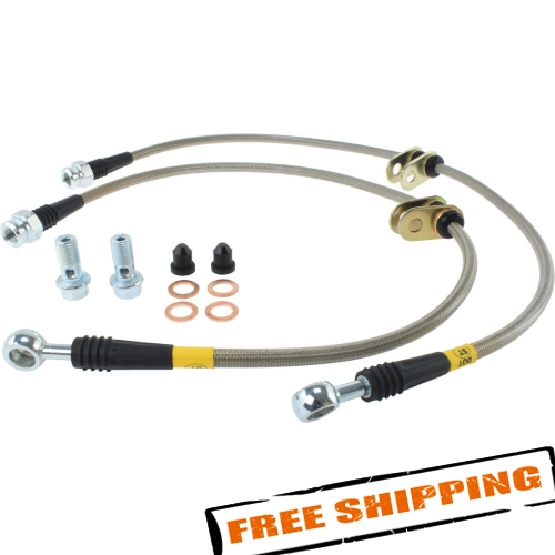 StopTech 950.40008 Stainless Steel Front Brake Line Kit for 00-05 Honda ...