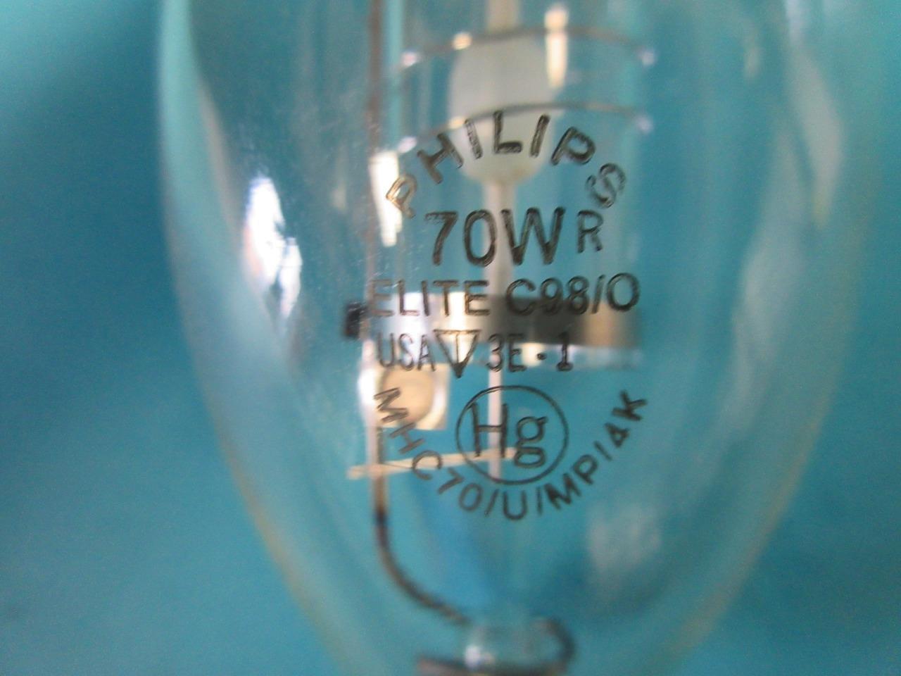 Philips MASTERCOLOR MHC70/U/MP/4K ELITE 70W M98 4000K Metal Halide Bulb ...
