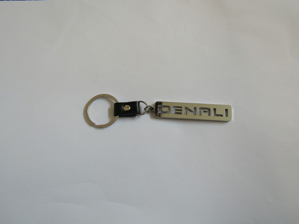 GMC YUKON SIERRA YUKON XL DENALI "DENALI" NICE QUALITY KEYCHAIN KEYRING ...
