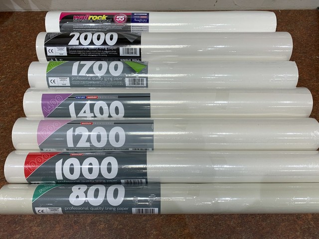 MAV Wallrock Heavy Wallpaper Lining Paper Fibreliner 150 100cm X 20m ...