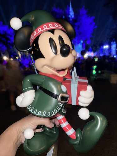 2024 DISNEY PARKS MICKEY ELF POPCORN BUCKET ~ CHRISTMAS In Hand | eBay