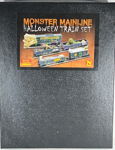 MICRO-TRAINS LINE N SCALE MONSTER MAINLINE HALLOWEEN TRAIN SET 99321320 ...