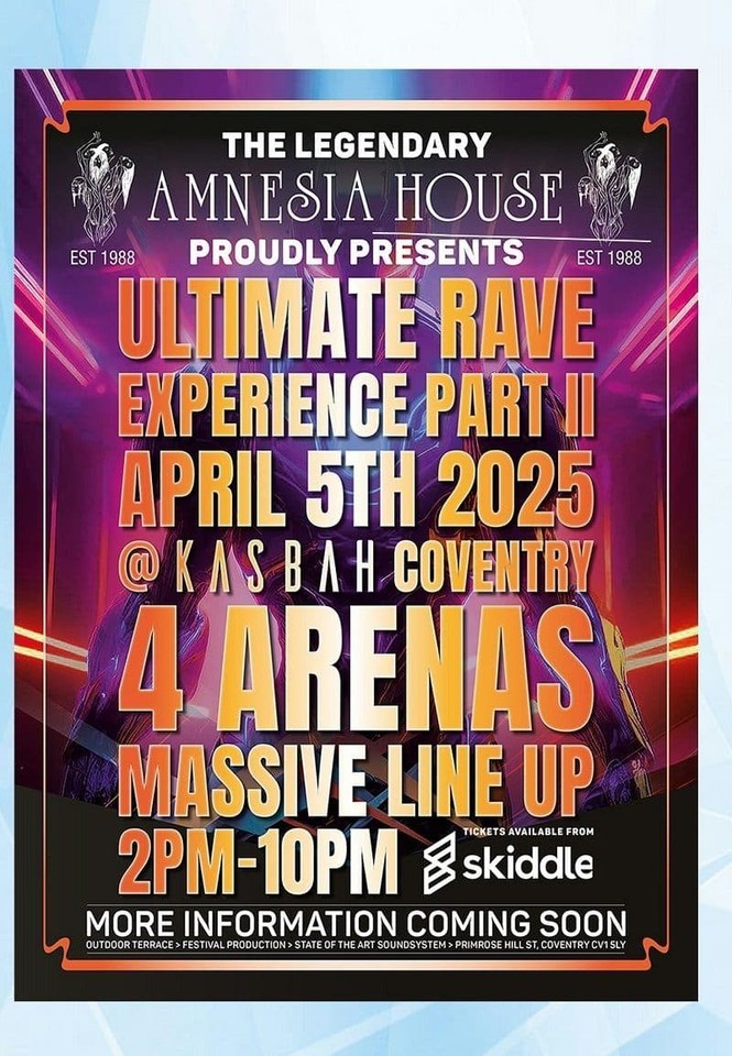 Amnesia House - Ultimate Rave Experience Part 2 - 2025 - Main Arena ...