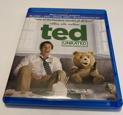Ted Unrated (Blu-ray/DVD, 2012, Includes Digital Copy UltraViolet) [BIN ...