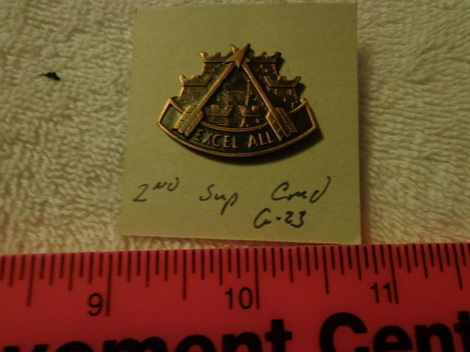 2nd Support Command G-23 Unit Crest, DI (DRAW#W1) | eBay