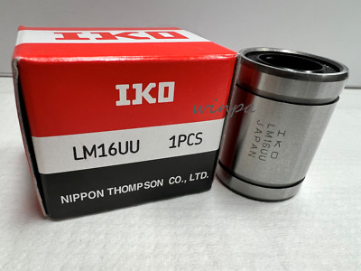 IKO LM16UU Linear Ball Bearing, Single, LM Series 16mm X 28mm X 37mm ...