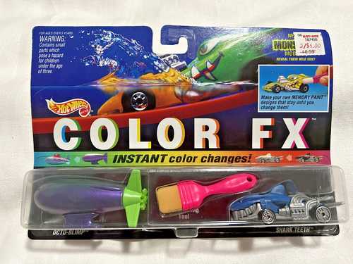 1994 Hot Wheels Color FX Monster Models - OCTO-BLIMP and SHARK TEETH ...