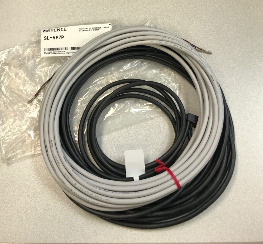 KEYENCE SL-VP7P Main Unit Plug to Bare Wires 7m Cable PNP (T&R) 1 pair ...