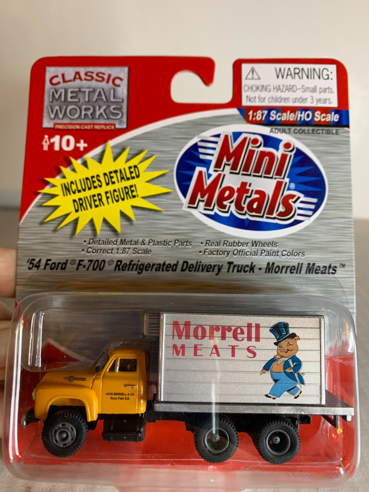 C.M.W. Mini Metals #30265 1954 Ford F-700 Delivery Truck "Morrell Meats ...