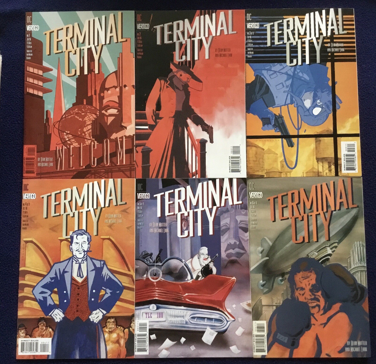 Terminal City 1-9 & Terminal City Aerial Graffiti 1-5 DC Comics Vertigo ...