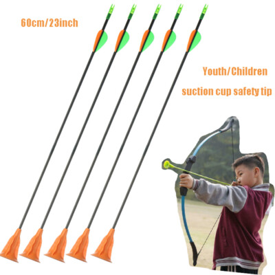 Sucker Arrows Suction Tips 23.5inch for Children Kids Shooting Target ...