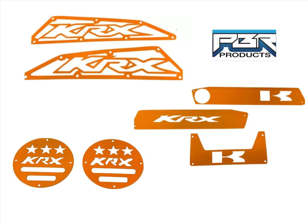 PBR Kawasaki KRX-4 KRX kit: Frog skins, Dash Plates, Cubby & Drains ...