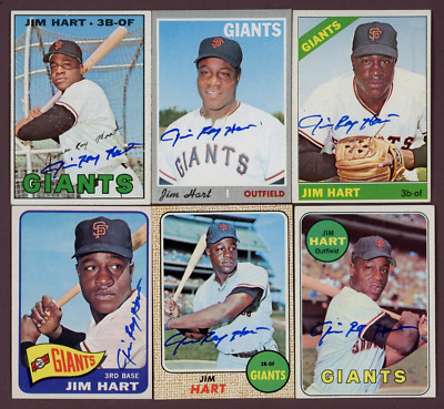 Jim Ray Hart 1965-1970 Topps Giants Signed Card (PICK 1 Card) TOUGH! | eBay
