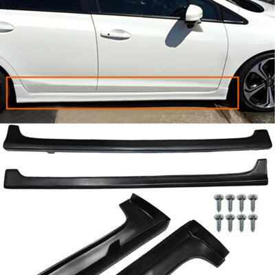 2012-2015 Honda Civic 9th Gen 4Dr 4-Door Sedan JDM Modulo RR Style Side ...