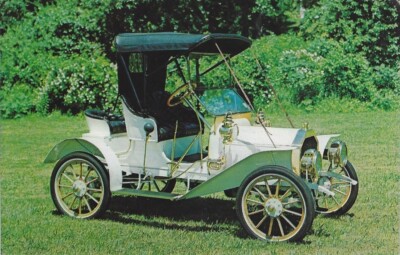 Postcard 1908 Buick Model 10 Runabout, Rumble Seat, Auto Hicksville ...