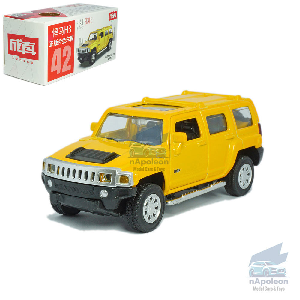 1:43 Hummer H3 Model Car Alloy Diecast Toy Vehicle Collection Kids Gift ...