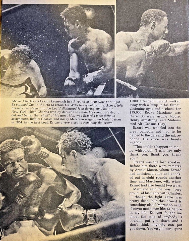 1969 Boxer Ezzard Charles Suffering From Lou Gehrig Disease | eBay