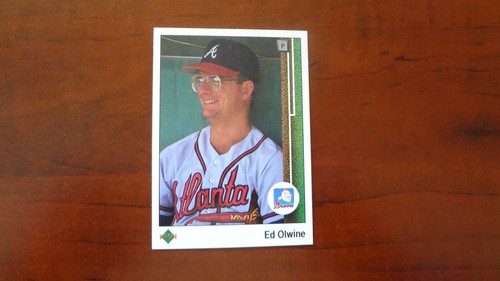 1989 UPPER DECK # 435 ED OLWINE BASEBALL CARD | eBay